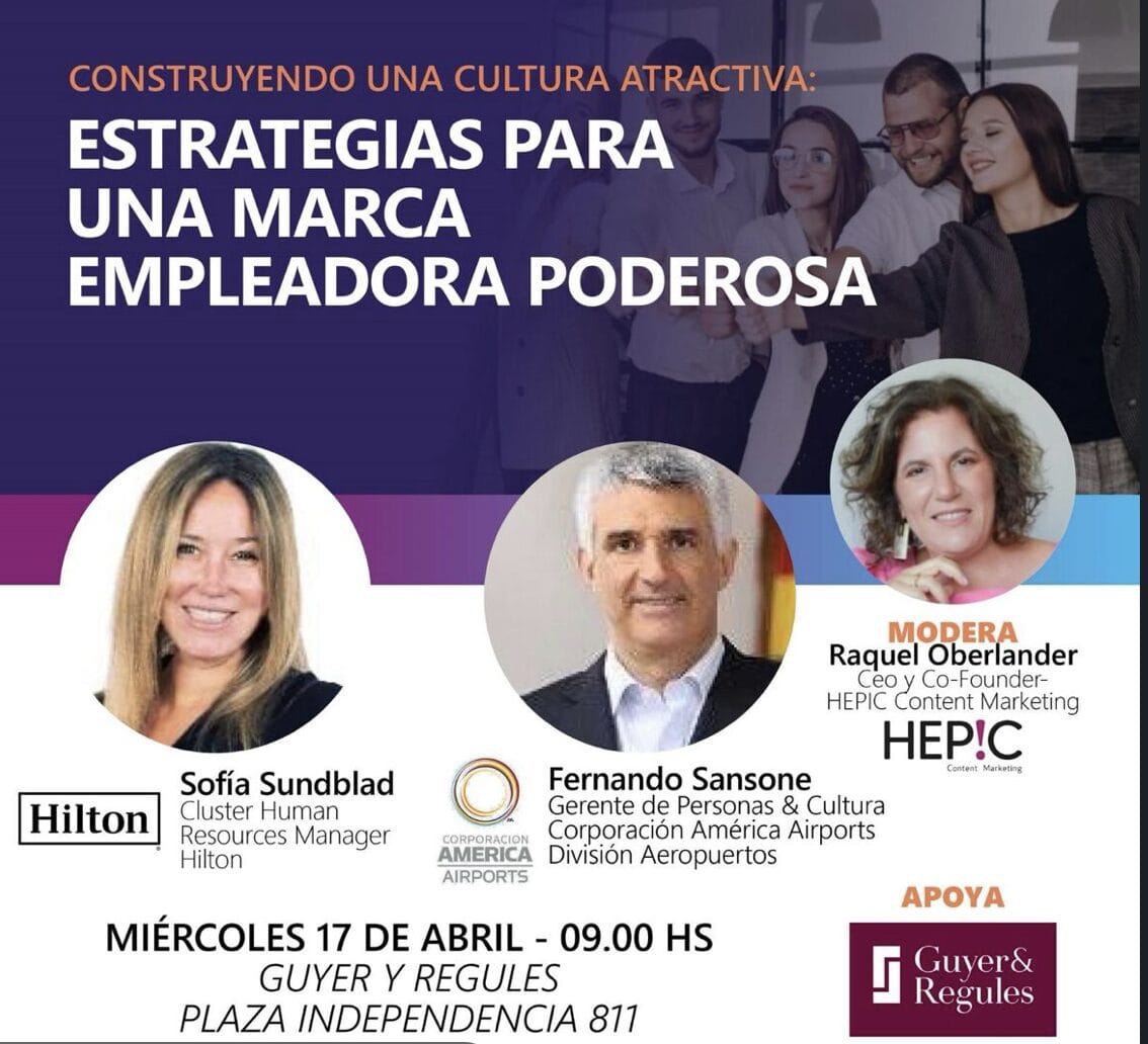 ¡Te invitamos a nuestro evento! ️ Construyendo una cultura atractiva: Estrategias para una marca ...
